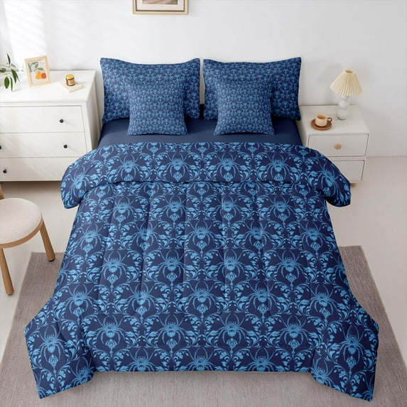 Castle Fairy Hippie Damask Bedding Comforter Set,Boho Animal Spider ...