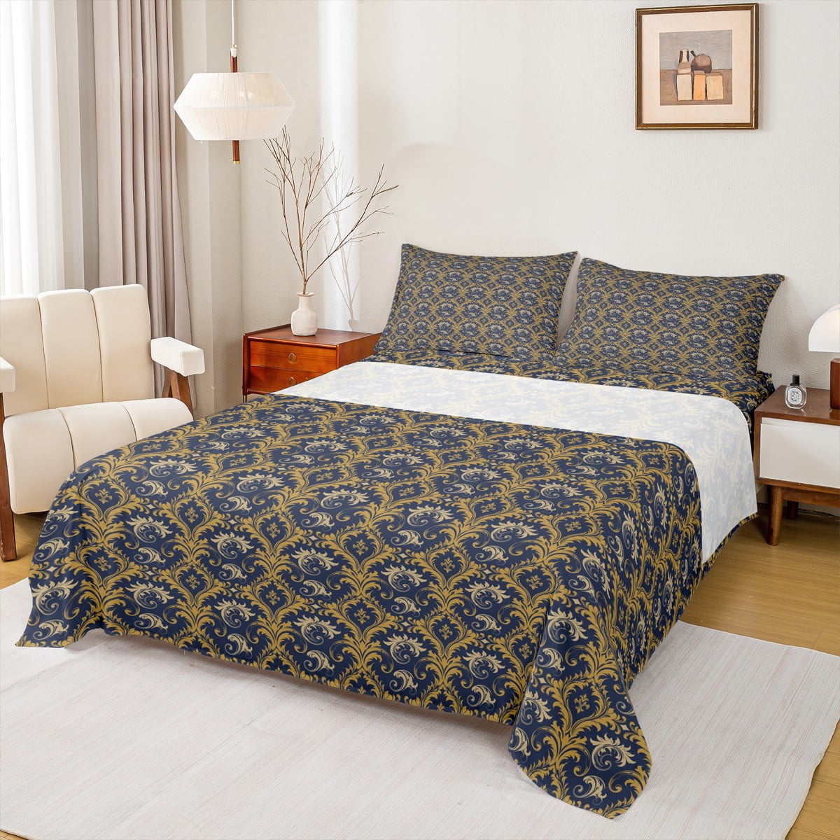 Castle Fairy Hippie Damask Boy Girl Twin Sheet Sets 3pcs,Bohemian ...