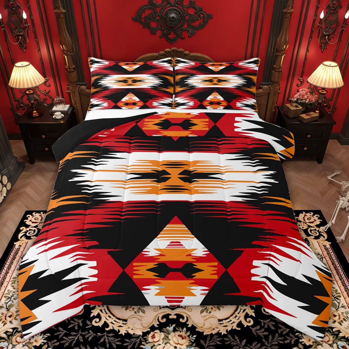Castle Fairy Kids Children Hippie Aztec Twin Comforter Sets,Bohemian ...