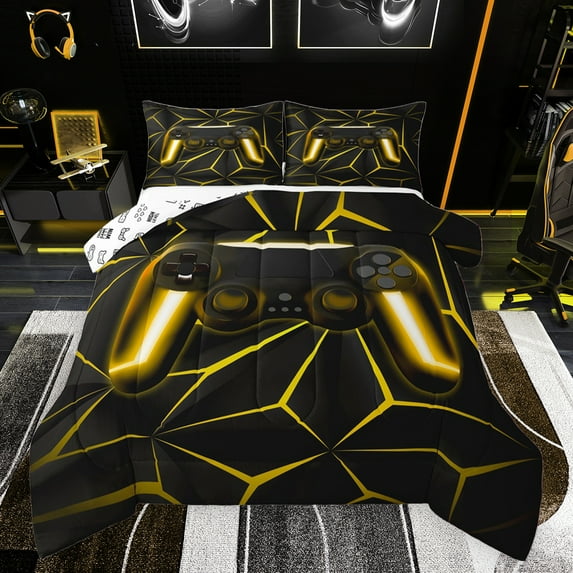 Castle Fairy Kids Teens Boys Abstract Gamepads Gamer 3 Pieces Queen ...