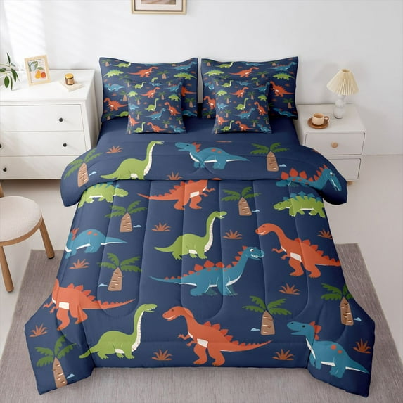 Castle Fairy Kids Teens Cartoon Dinosaur Bedding Comforter Set,Animal ...