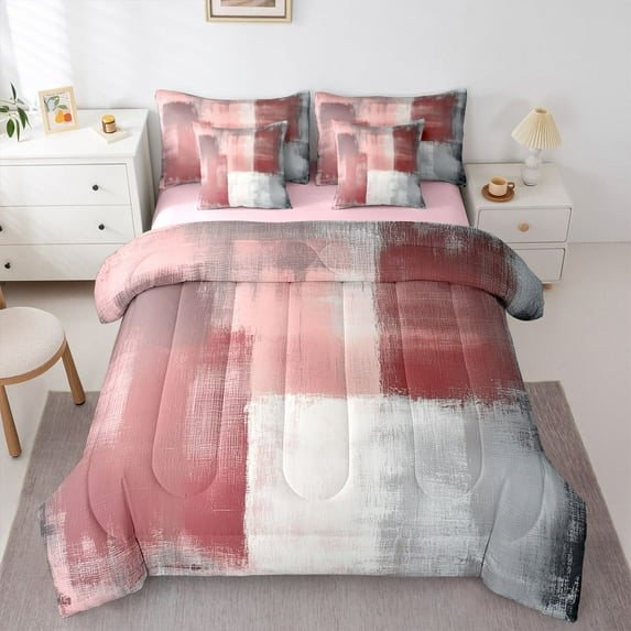 Castle Fairy Kids Vintage Art Bedding Comforter Set,Gradient Retro ...