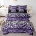 Castle Fairy Leopard Print Bedding Comforter Set,Abstract Cheetah Print ...