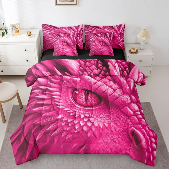 Castle Fairy Magical Dragon Bedding Comforter Set,Gothic Animal Queen ...