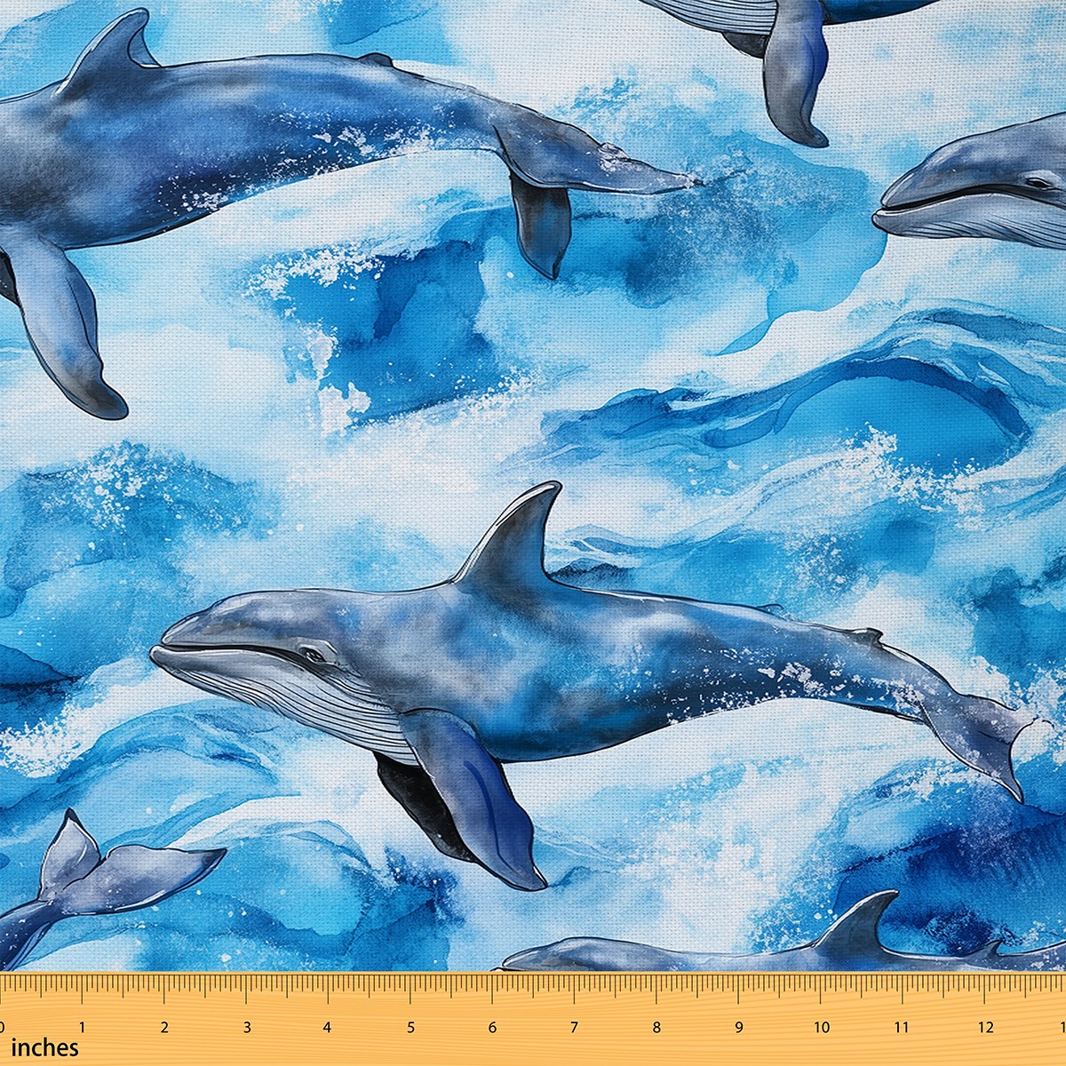 Castle Fairy Marine Whale Fabric by the Yard 10 Yards for Teens ...