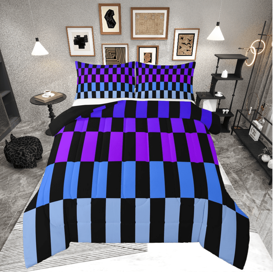 Castle Fairy Minimalist Rectangle 3-Piece Full Size Comforter Sets for ...