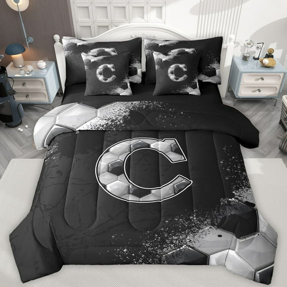 Castle Fairy Personalized Initial Alphabet C Bedding Comforter Set 7pcs ...