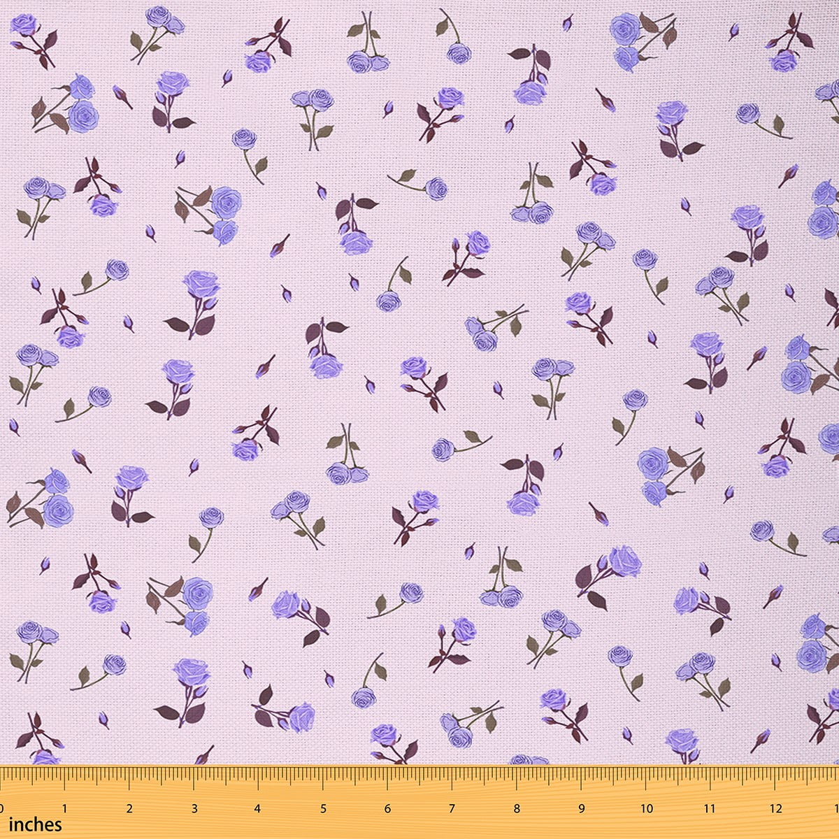 Castle Fairy Purple Rose Fabric by the Yard 3 Yards,Dreamy Princess ...