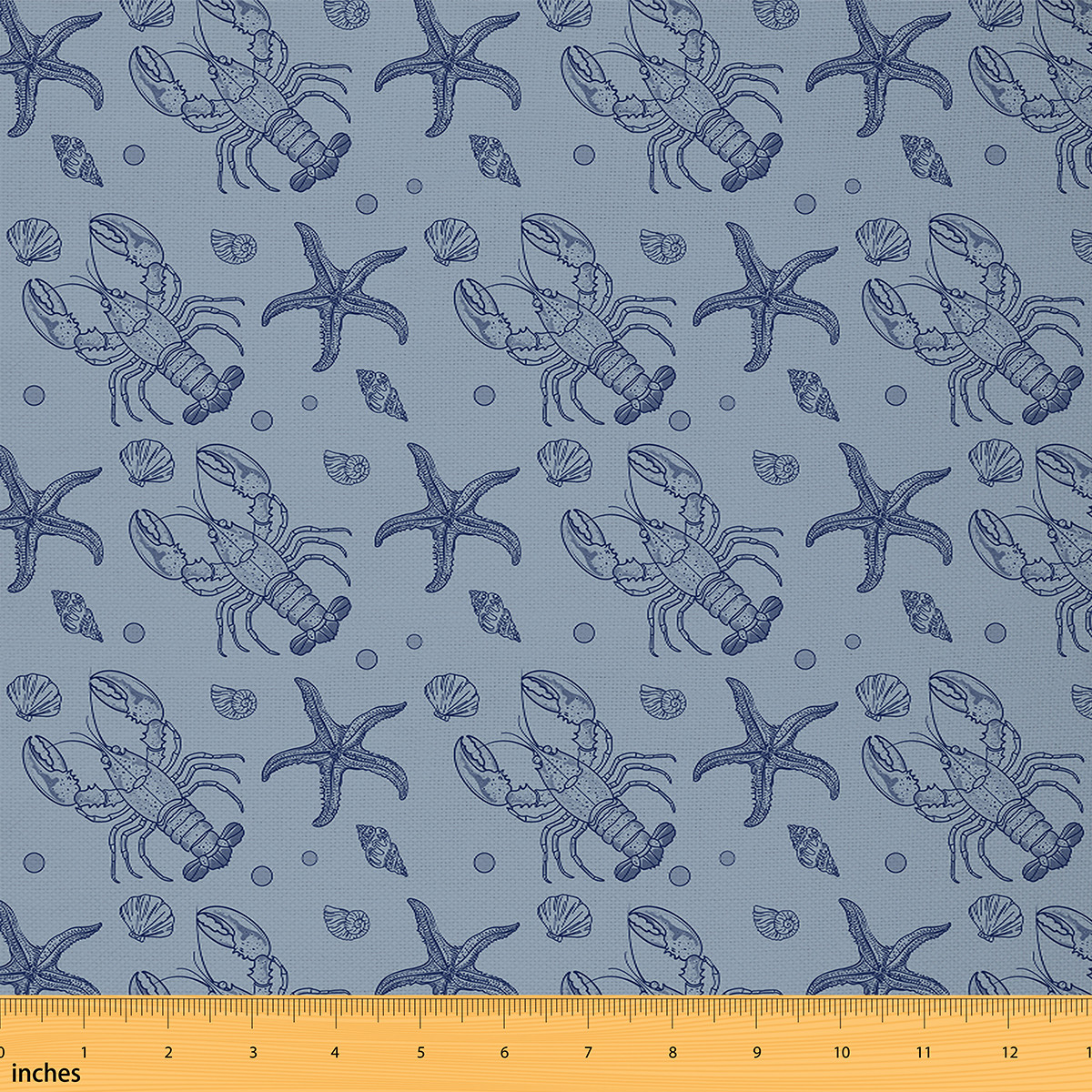 Castle Fairy Sea Shrimp Fabric by the Yard 10 Yards for Kids,Ocean ...