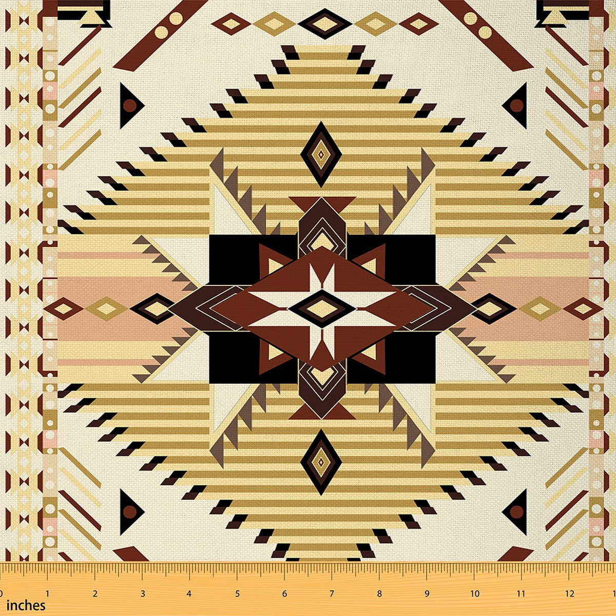 Castle Fairy Southwestern Aztec Fabric by the Yard 10 Yard,Bohemian ...