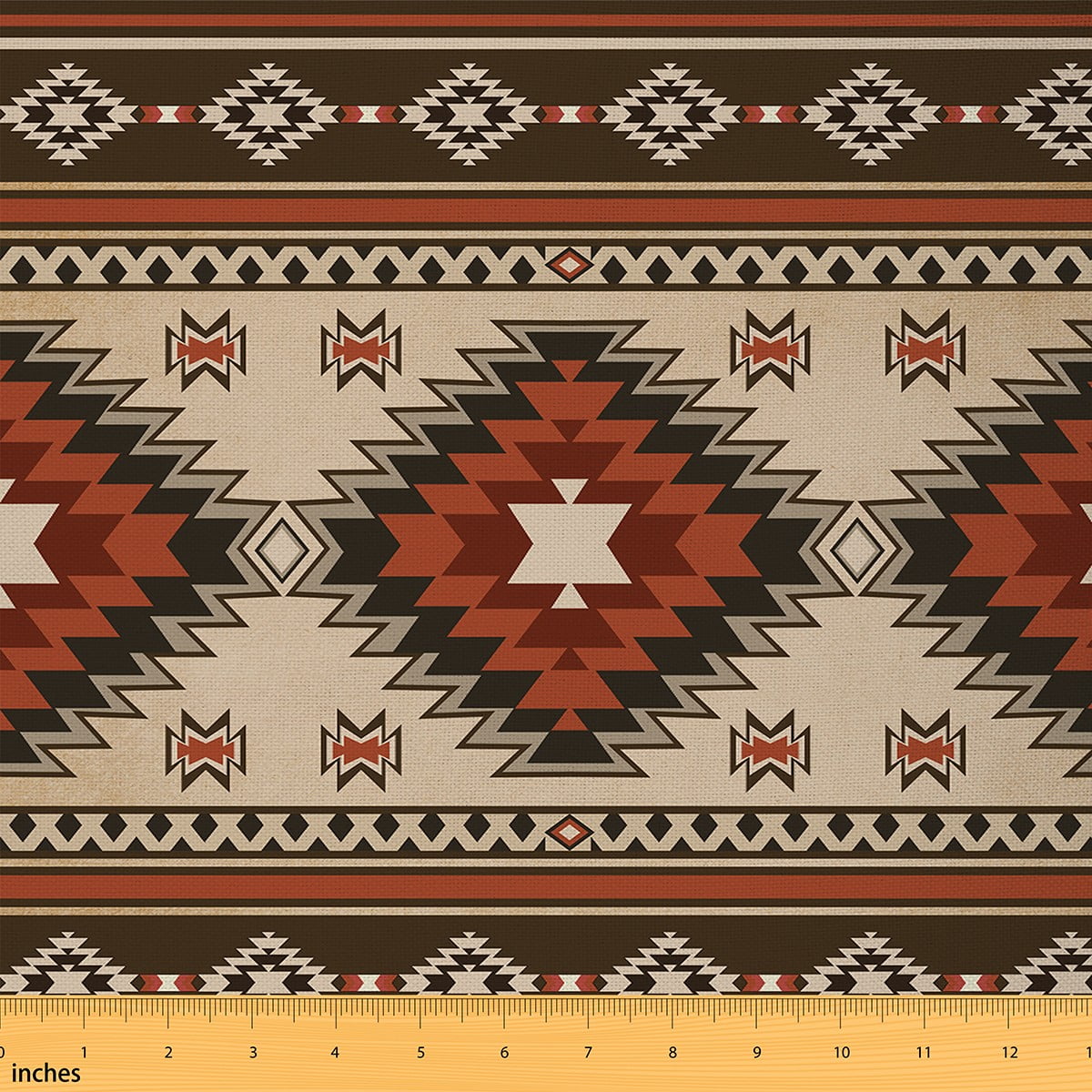 Castle Fairy Southwestern Aztec Fabric by the Yard 2 Yard,Bohemian ...