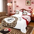 Castle Fairy Sport Billiards Bed Sheets 4-Piece, Retro Cheetah Print ...