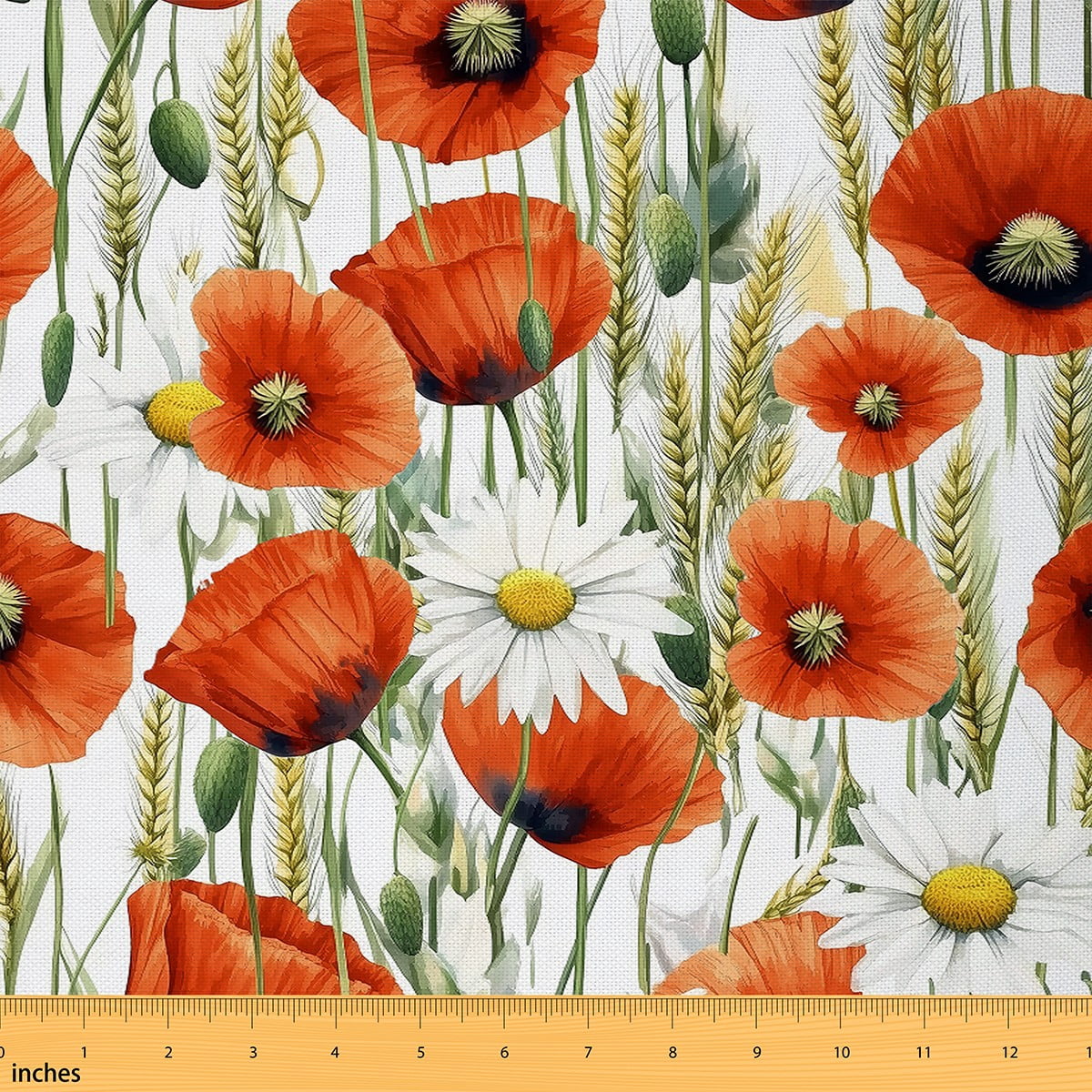 Castle Fairy Spring Garden Fabric by the Yard 3 Yards, Chic Flower ...