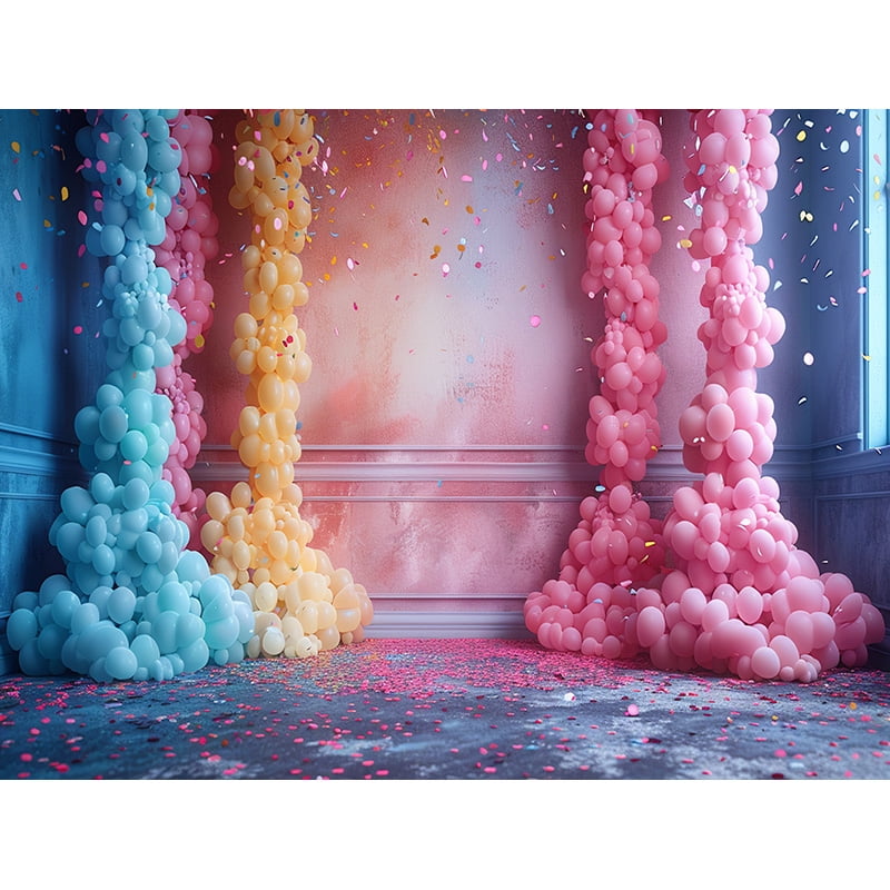 Castle Fairy Tale Candy Balloons Arch Photography Backdrops Props ...