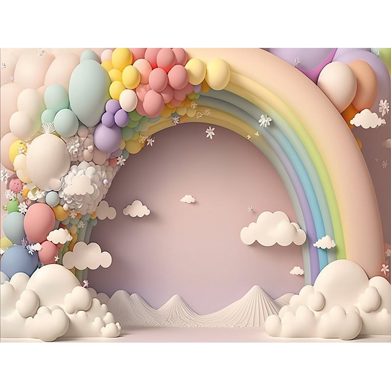 Castle Fairy Tale Candy Balloons Arch Photography Backdrops Props ...