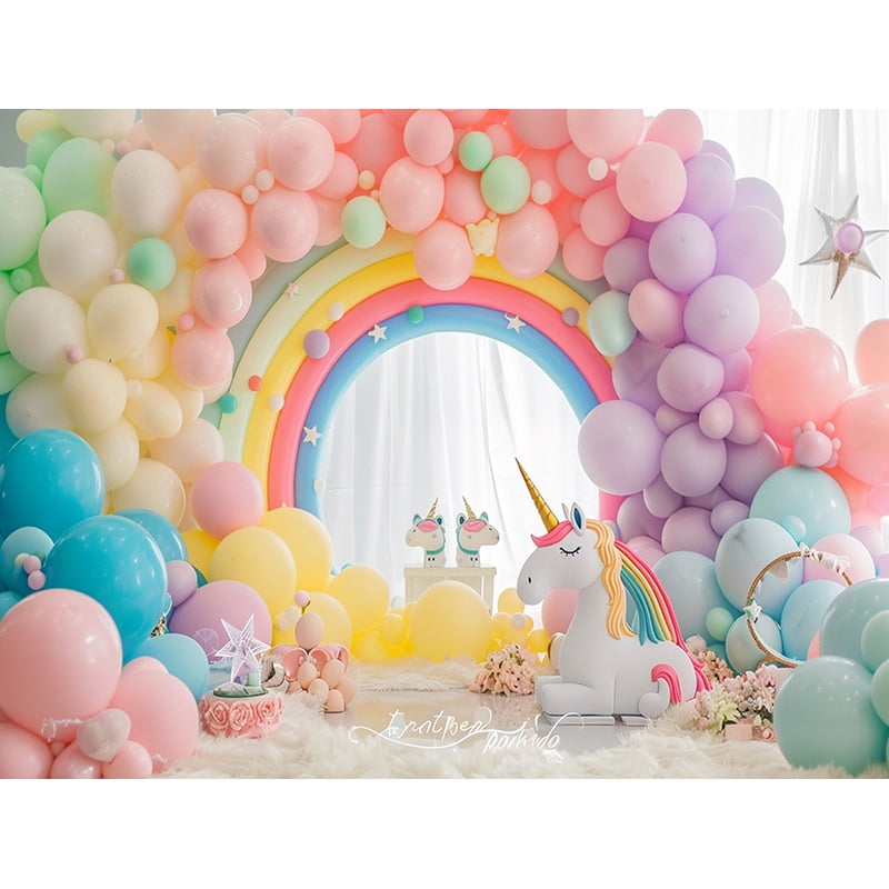 Castle Fairy Tale Candy Balloons Arch Photography Backdrops Props ...