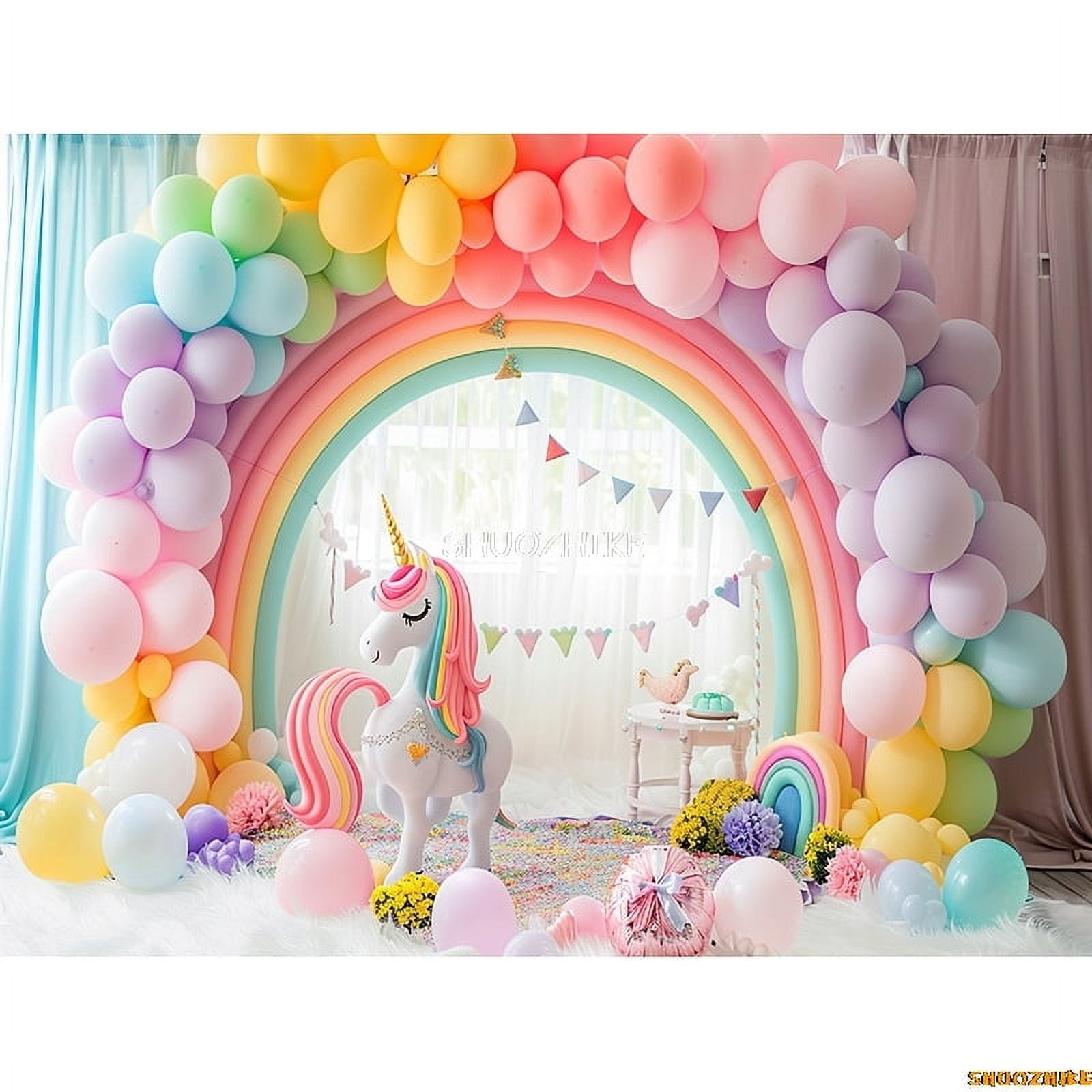 Castle Fairy Tale Candy Balloons Arch Photography Backdrops Props ...