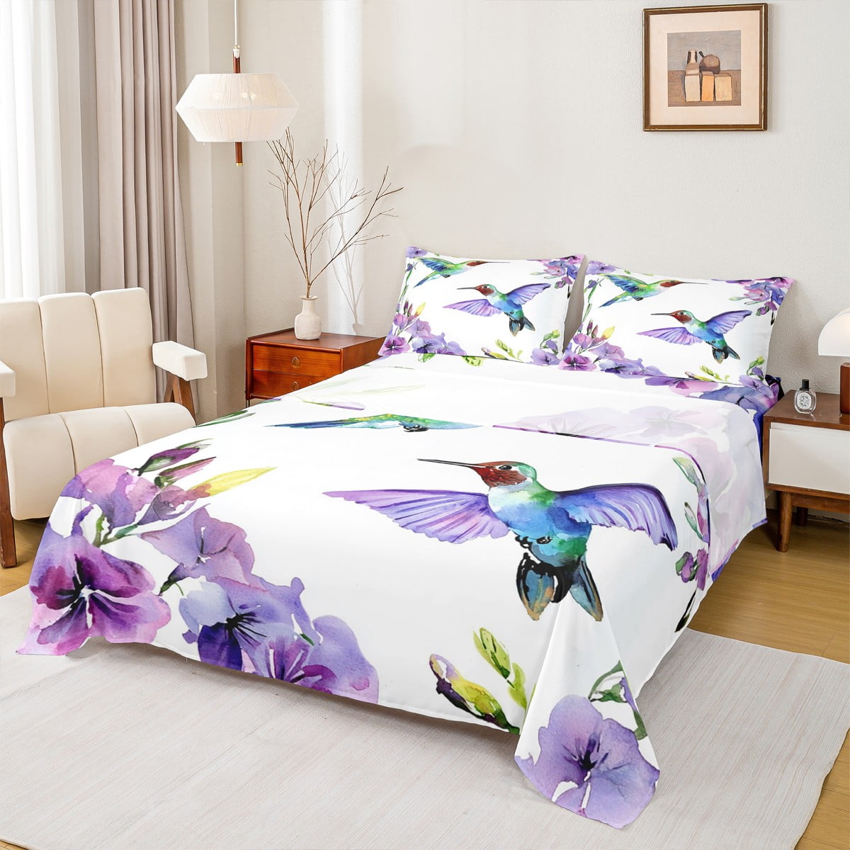 Castle Fairy Teenagers Animal Hummingbird 4-Piece Full Size Sheets ...