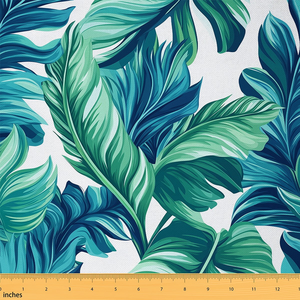 Castle Fairy Teenagers Tree Leaves Fabric by the Yard 2 Yards,Tropical ...