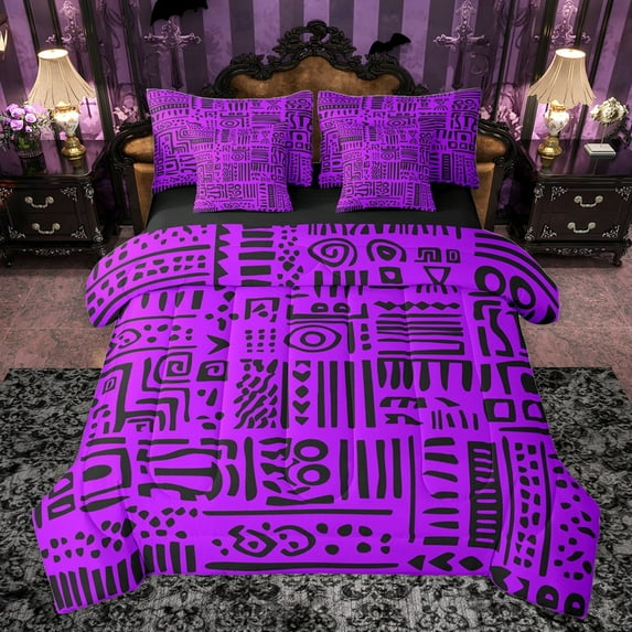 Castle Fairy Teens Adults Hippie Tribal Geometric Bedding Comforter Set ...