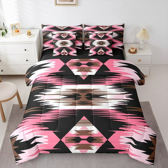 Castle Fairy Teens Bohemian Aztec Bedding Comforter Set,Exotic Style ...