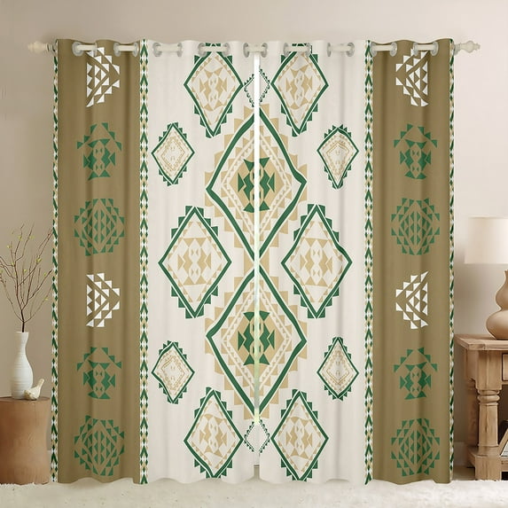 Castle Fairy Teens Bohemian Aztec Black Out Curtains,Exotic Style ...