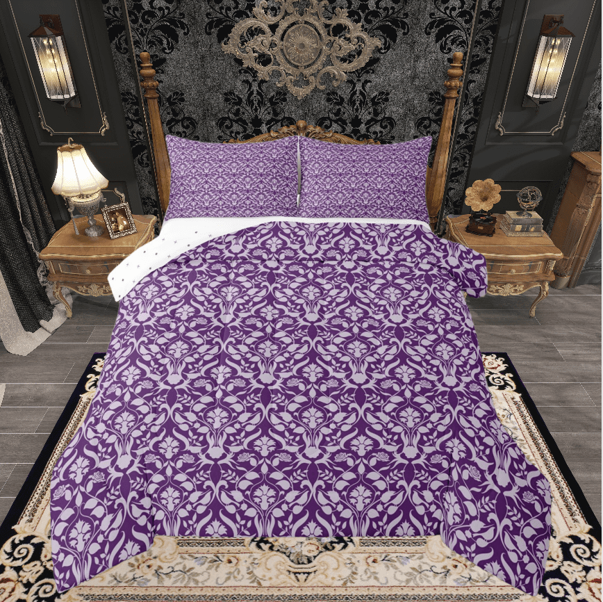 Castle Fairy Teens Bohemian Flower 3 Pieces Queen Comforter Set,Exotic ...