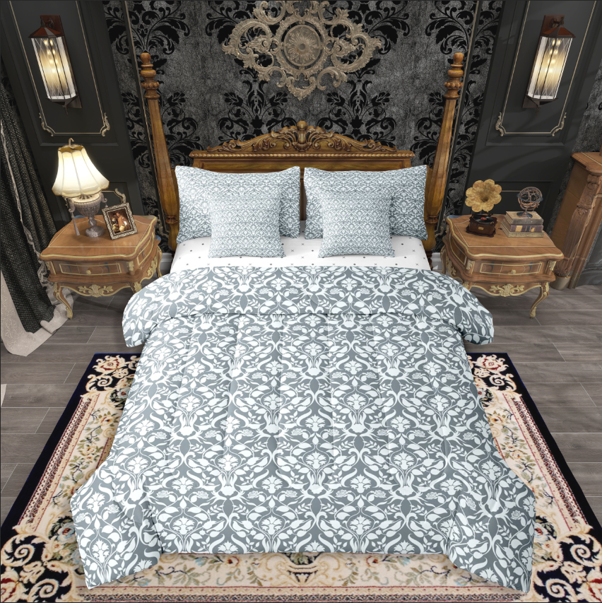 Castle Fairy Teens Bohemian Flower 7-Piece Twin Bedding Sets,Exotic ...