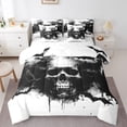 Castle Fairy Teens Gothic Skull Bedding Comforter Set,Flying Animal ...