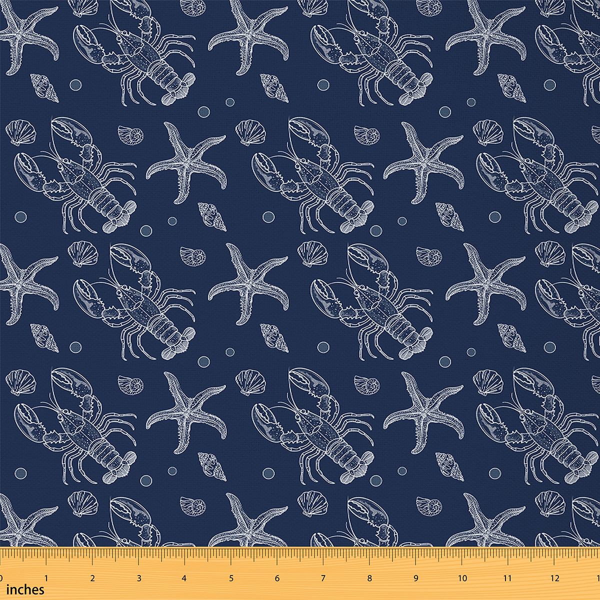Castle Fairy Teens Ocean Shrimp Fabric by the Yard 5 Yards,Marine ...