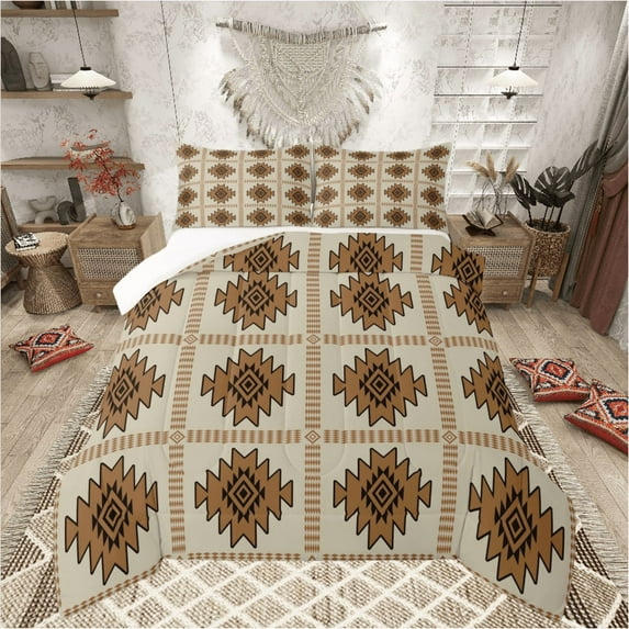 Castle Fairy Teens Tribal Aztec 3-Piece Full Size Comforter Sets ...