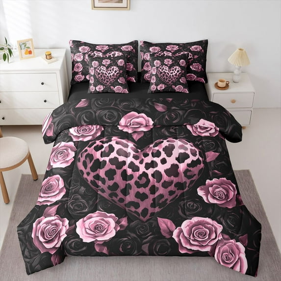 Castle Fairy Teens Vintage Love Heart Bedding Comforter Set,Romantic ...