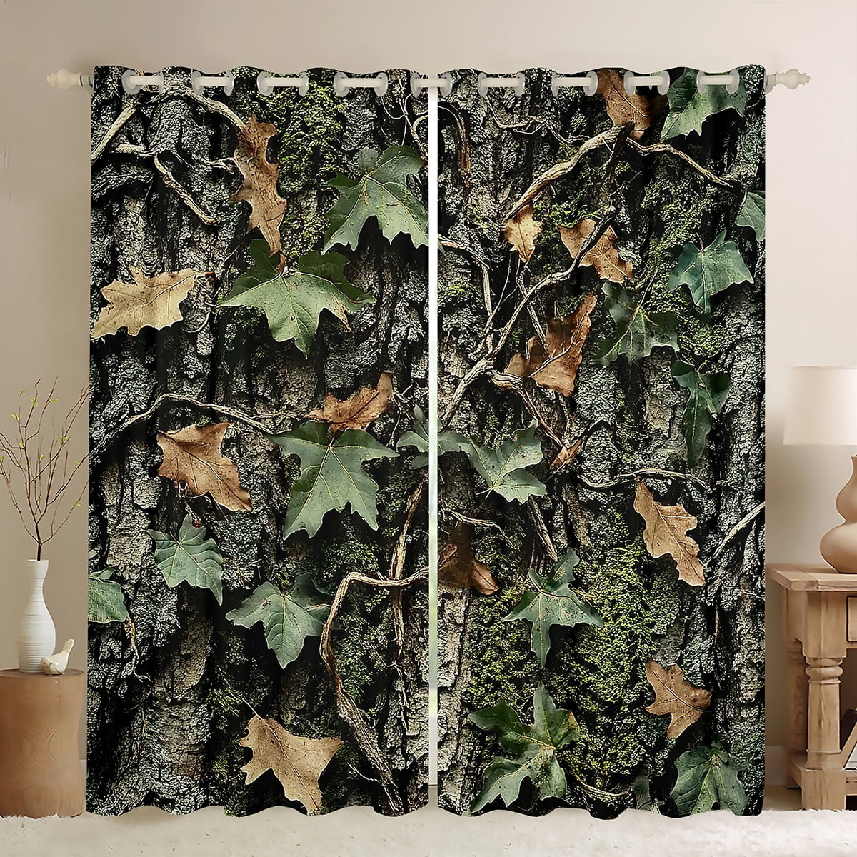 Castle Fairy Tree Branches Blackout Curtains Set of 2 (52x84 Each ...