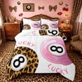 Castle Fairy Vintage Billiards Queen Comforter Set 3 Pieces, Leopard ...