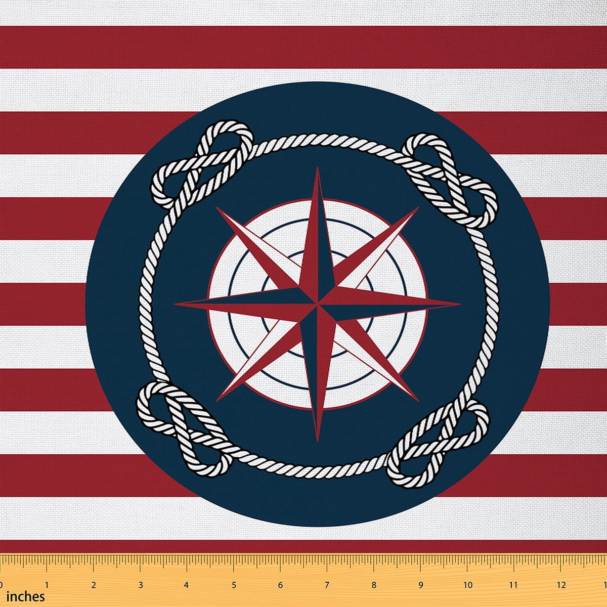 Castle Fairy Vintage Compass Fabric by the Yard 10 Yards, Nautical ...