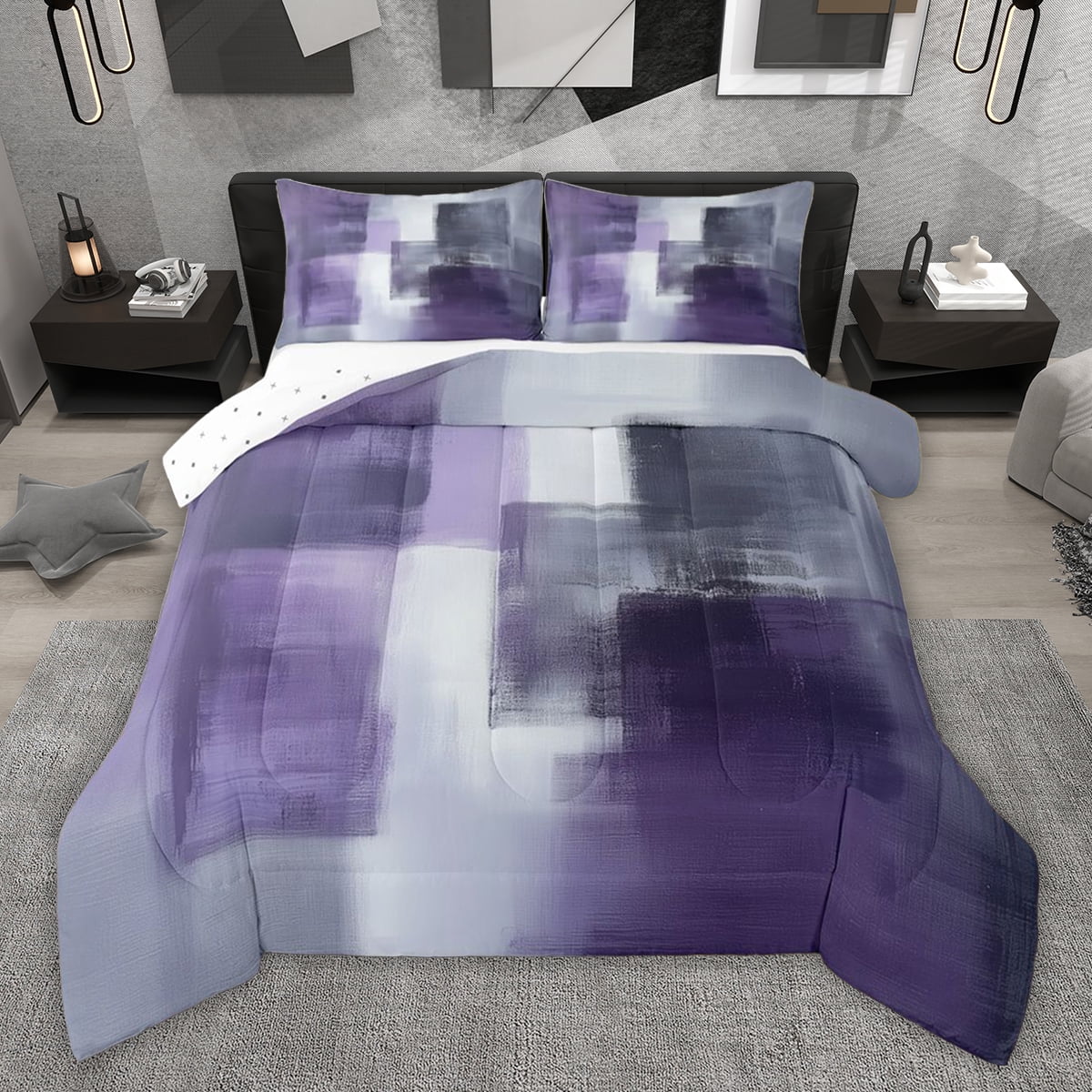 Castle Fairy Vintage Oil Painting Full Size Comforter Sets,Abstract ...