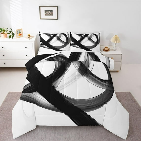 Castle Fairy Vintage Oil Painting Twin Comforter Sets,Abstract Mid ...