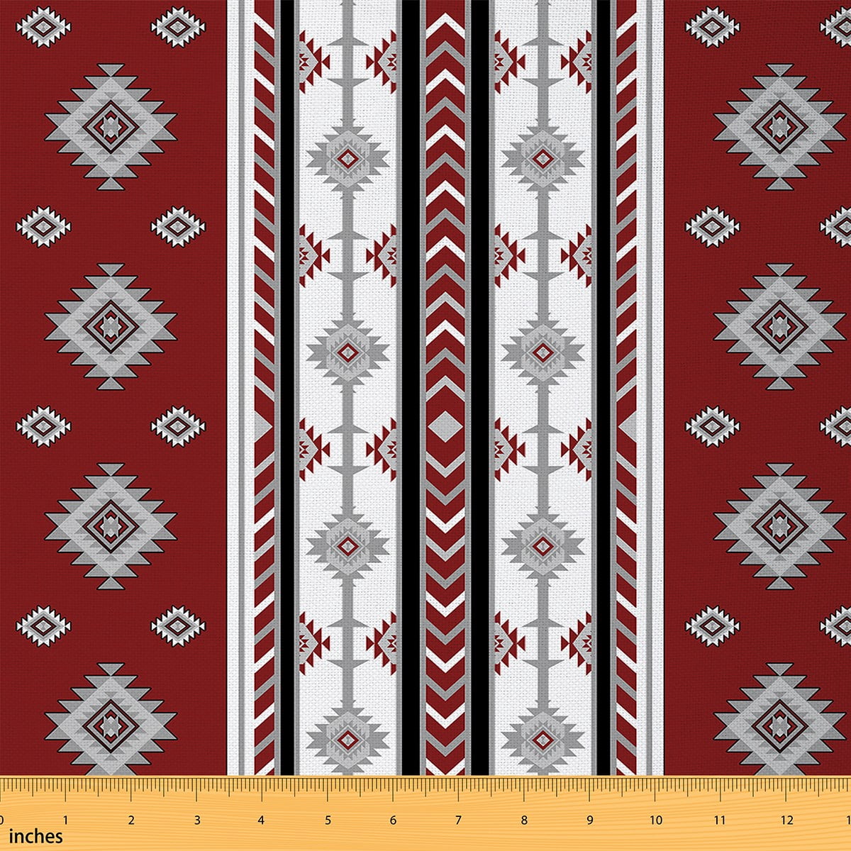 Castle Fairy Western Aztec Fabric by the Yard 3 Yard,Abstract Geometric ...