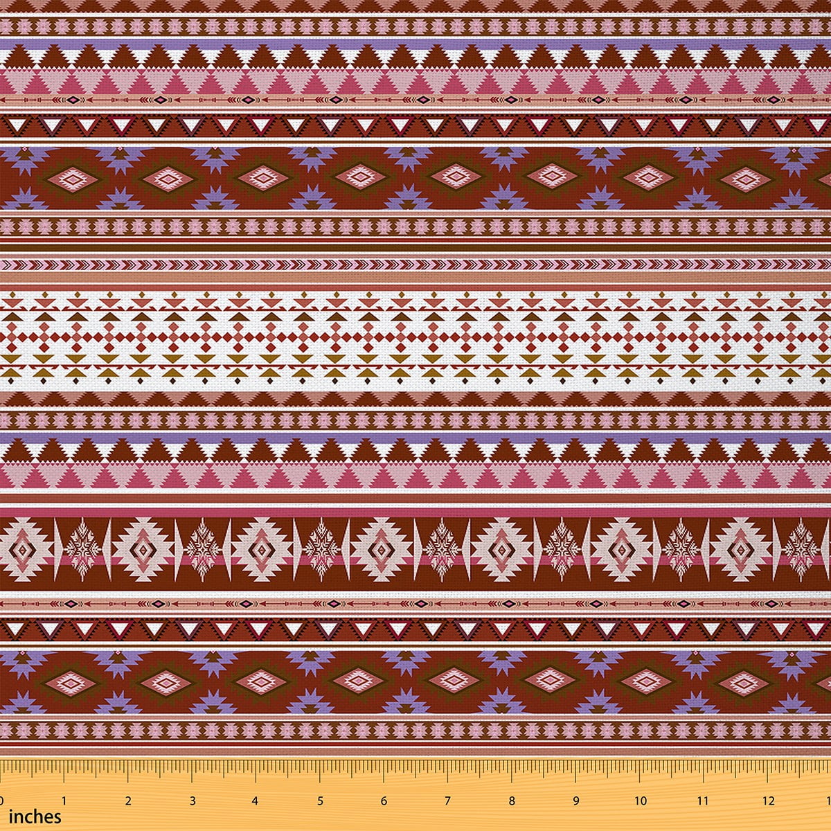 Castle Fairy Western Aztec Fabric by the Yard 3 Yard,Abstract Geometric ...