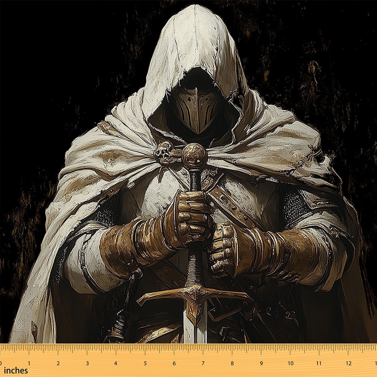 Castle Fairy Western Knight Fabric by the Yard 10 Yards,Ancient Warrior ...