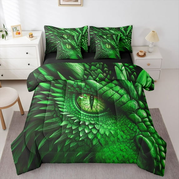 Castle Fairy Wild Dragon Bedding Comforter Set,Abstract Magical ...