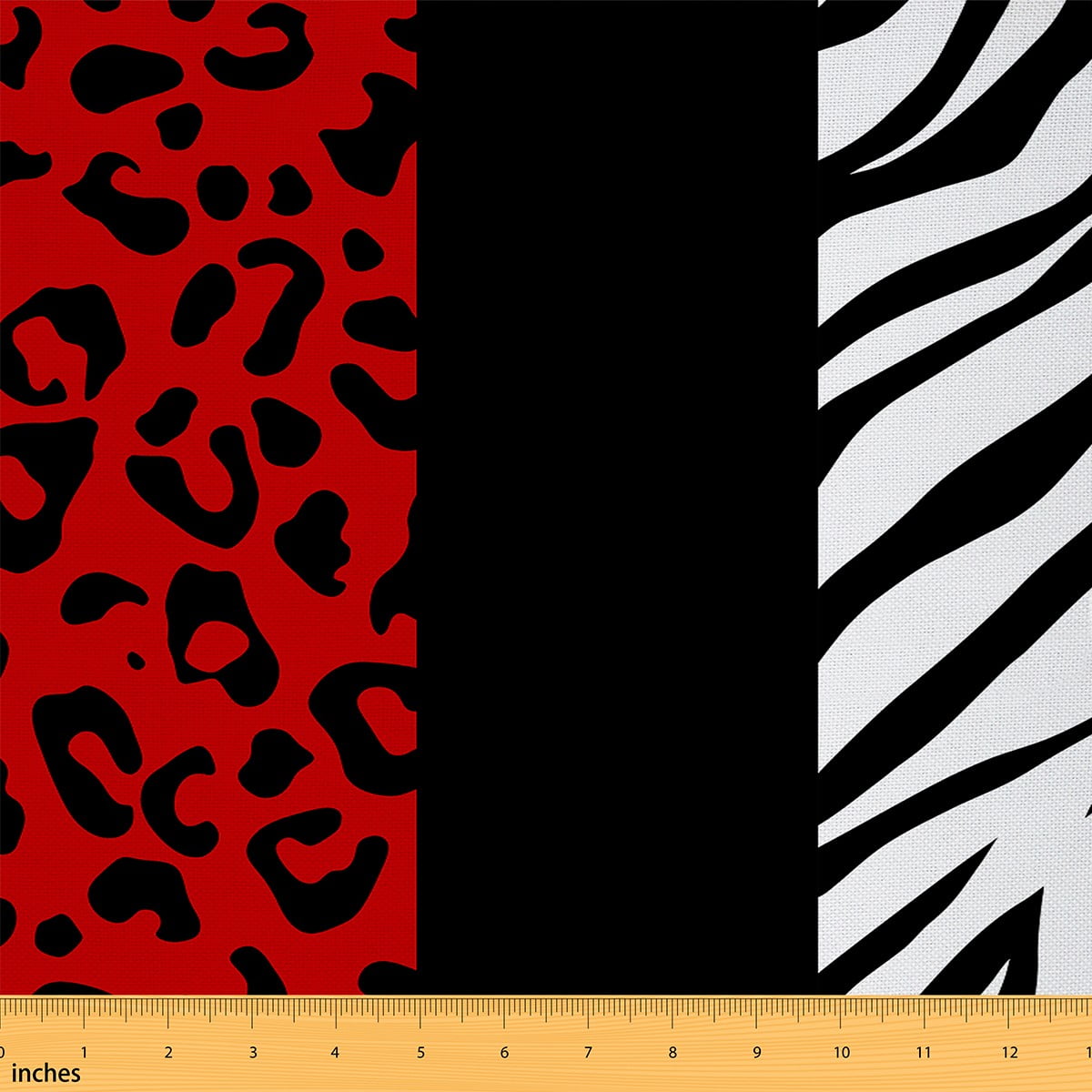 Castle Fairy Zebra Leopard Print Fabric by the Yard 2 Yard,Geometric ...