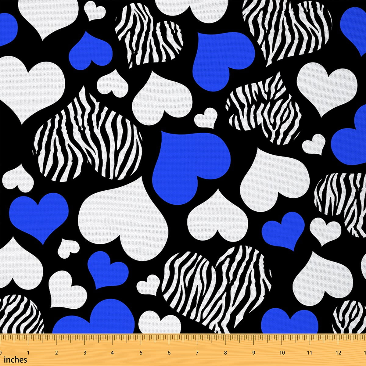 Castle Fairy Zebra Print Fabric by the Yard 3 Yards for Teens,Love ...