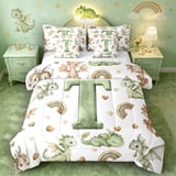 Castle Fairy Dragon Letter T Bedding Comforter Set 7pcs for Child ...