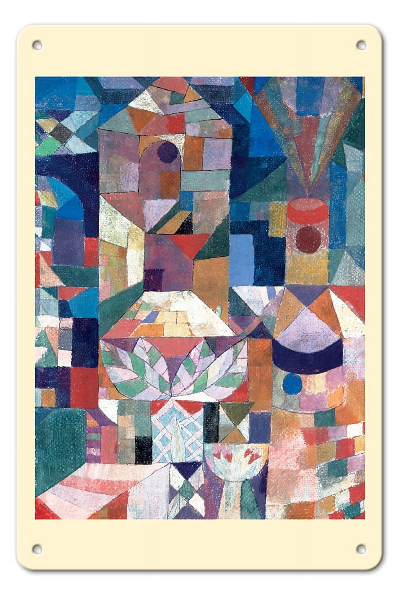 Castle Garden (Burggarten) - From an Original Cubism Abstract Painting ...