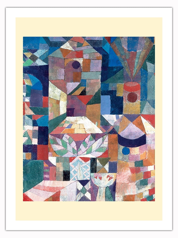 Castle Garden (Burggarten) - From an Original Cubism Abstract Painting ...