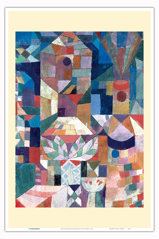 Castle Garden (Burggarten) - From an Original Cubism Abstract Painting ...