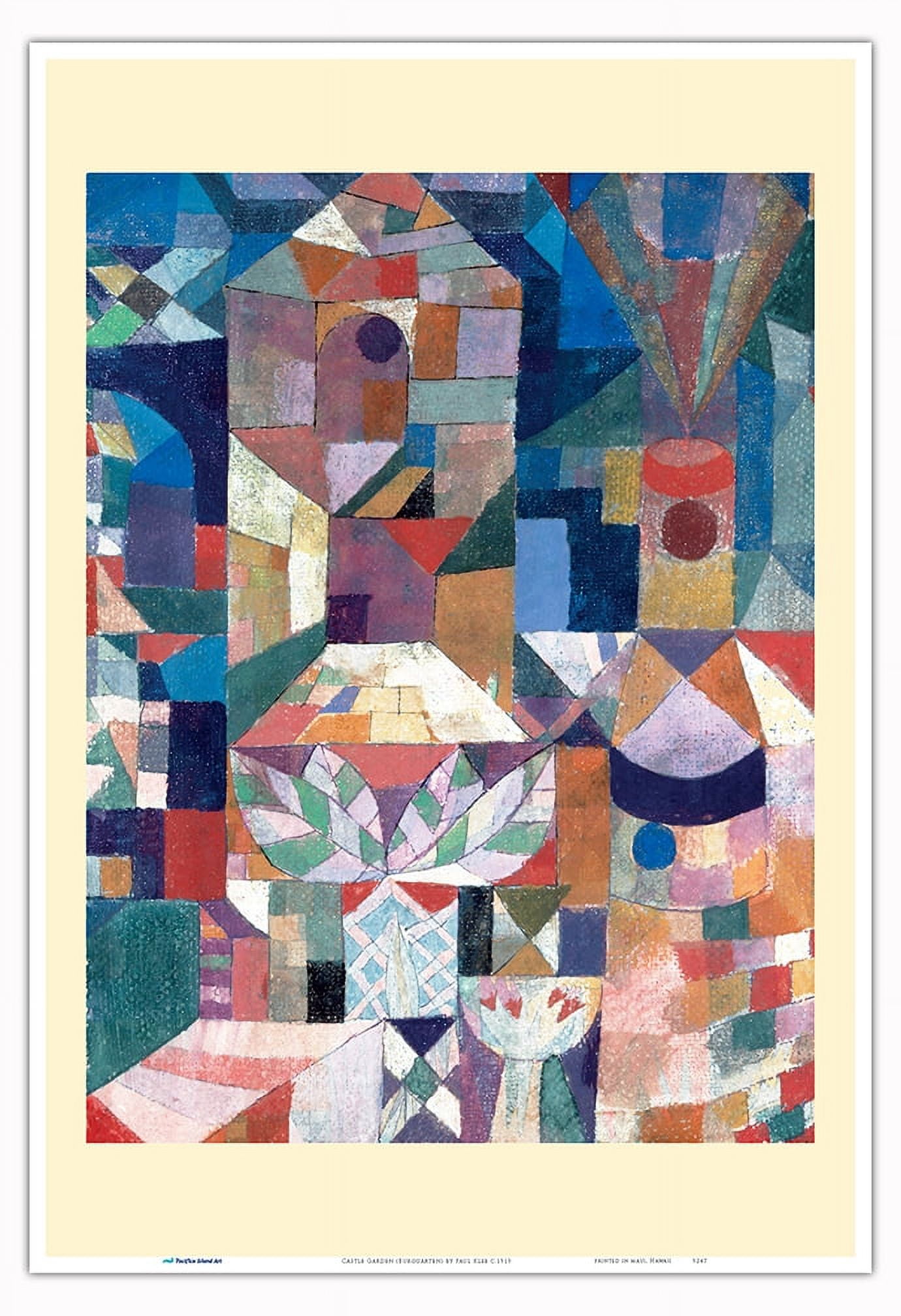 Castle Garden (Burggarten) - From an Original Cubism Abstract Painting ...