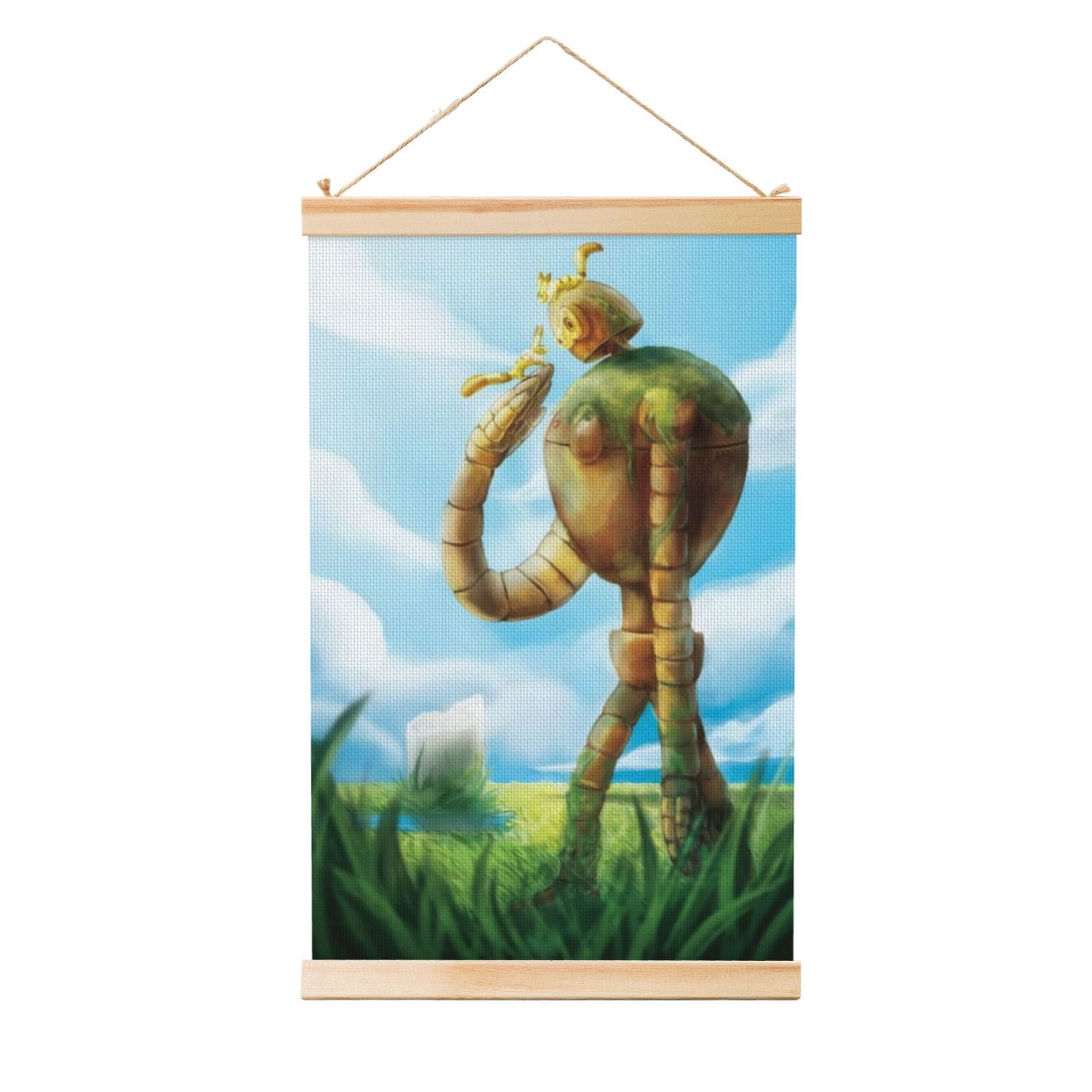 Castle In The Sky Posters Wall Hanging Wooden Shaft Poster Wall Art ...