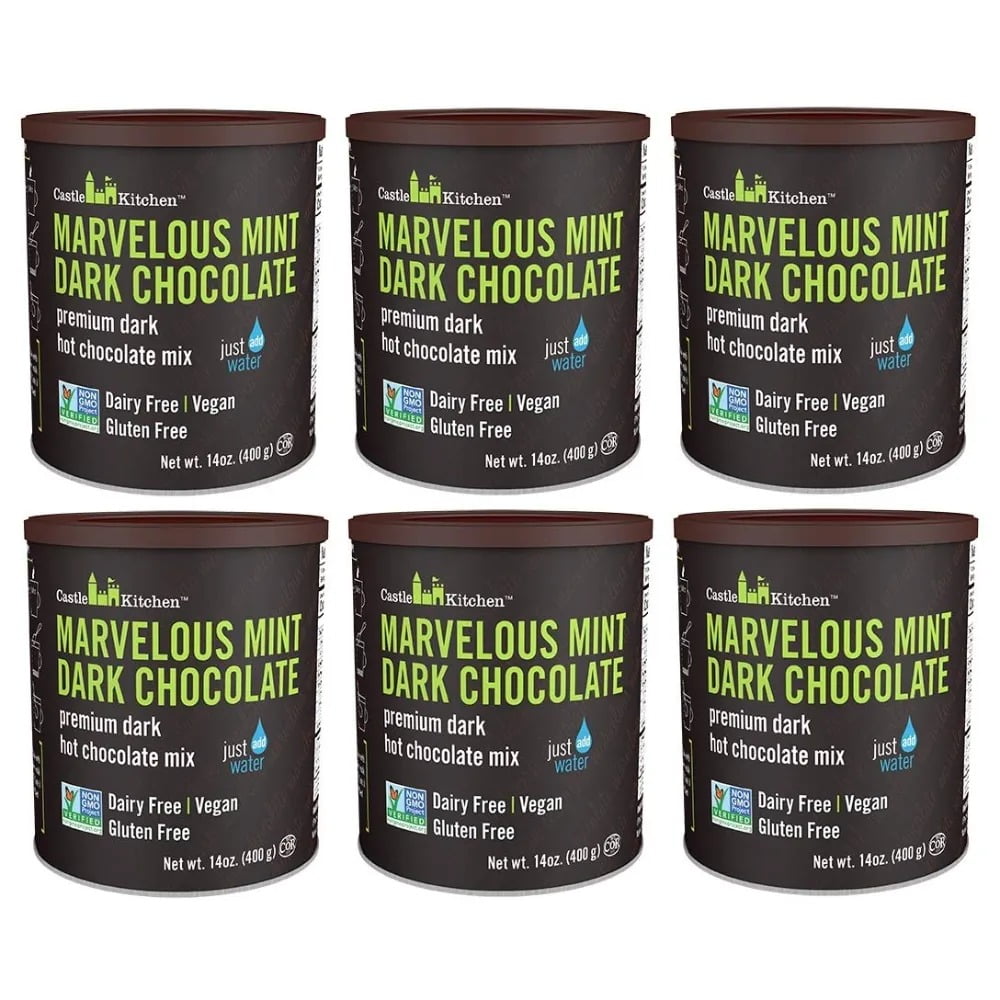 Castle Kitchen Marvelous Mint Dark Chocolate Premium Hot Cocoa Mix ...